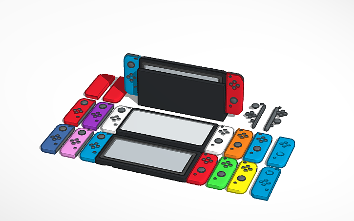 3d Design Nintendo Switch Tinkercad