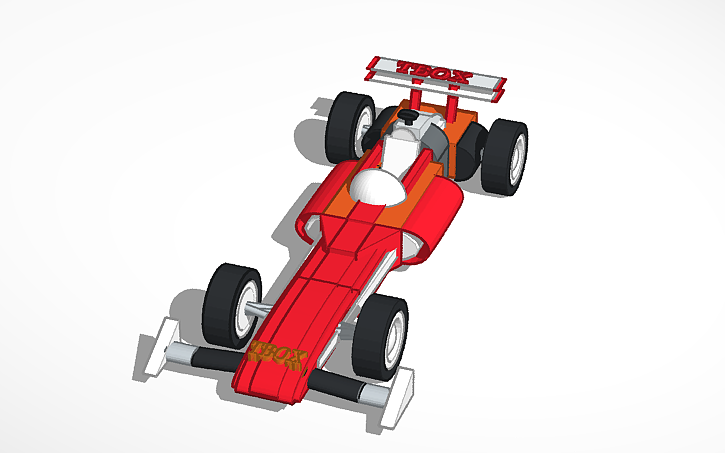 3D design Formula 1 - Tinkercad