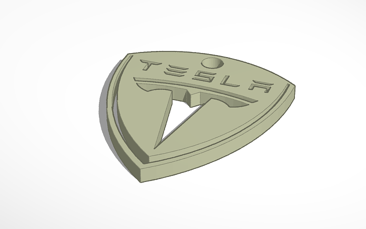 3D design Tesla - Tinkercad