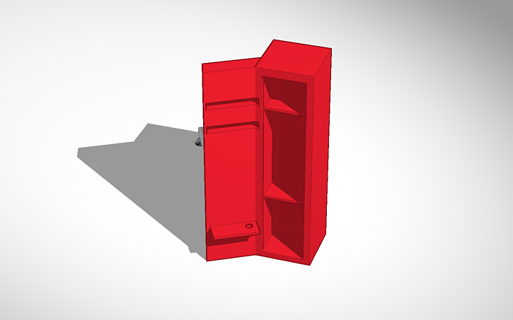 3D design Locker - Tinkercad