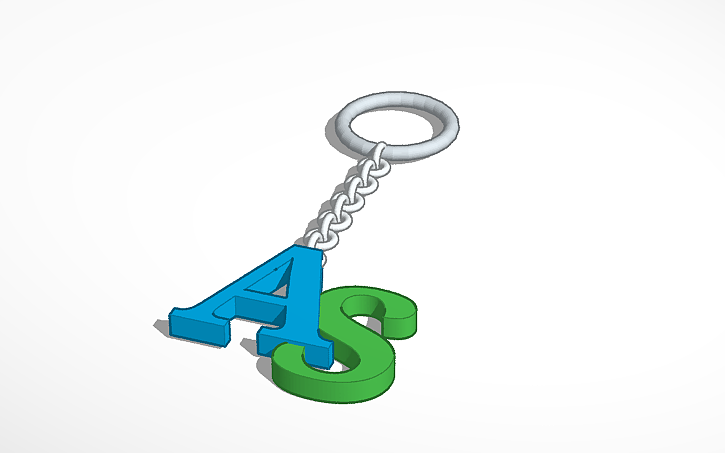 3d Design Keychain Tinkercad