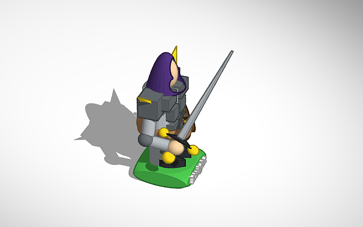 3D design Knight from D&D_bradley - Tinkercad