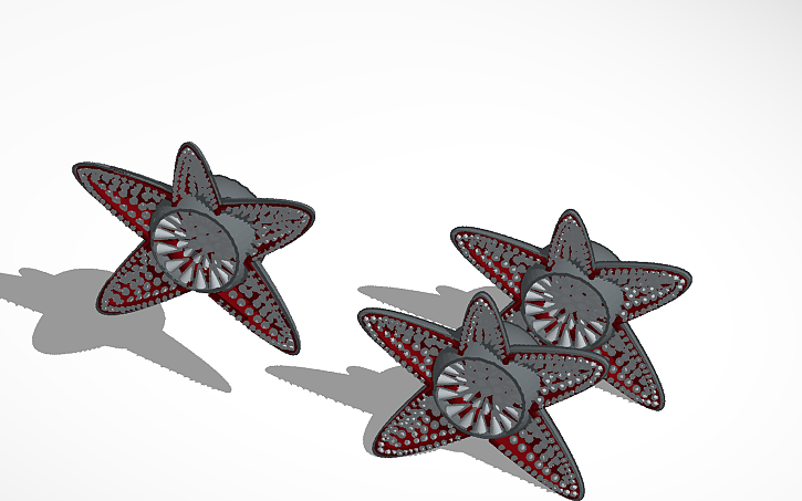 3D design Stranger Things (Demogorgon) - Tinkercad