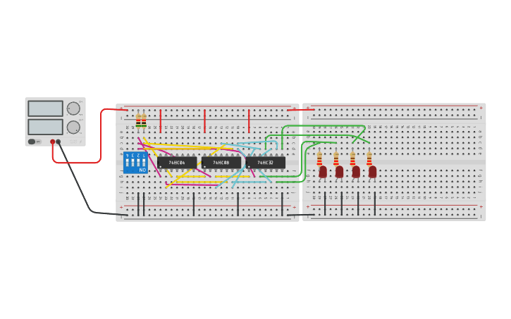 Circuit design Circuito 2 - Tinkercad