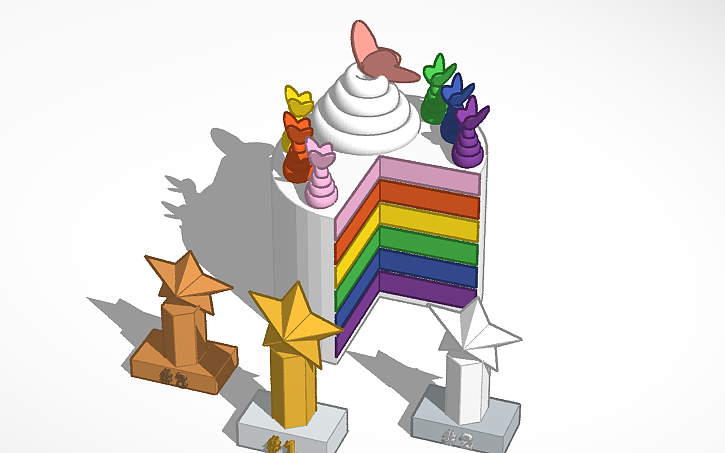 3D design Here are the winners of my food contest.........! - Tinkercad