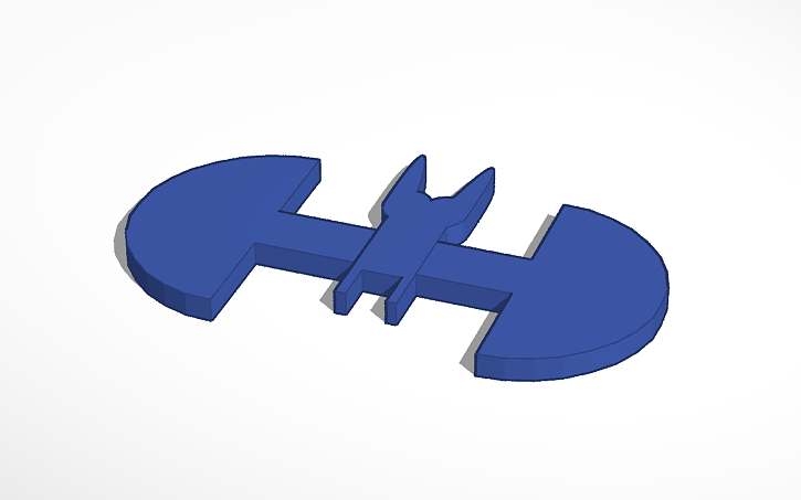 3D design bat a rang - Tinkercad