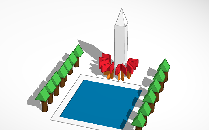 3D design The Washington Monument | Tinkercad