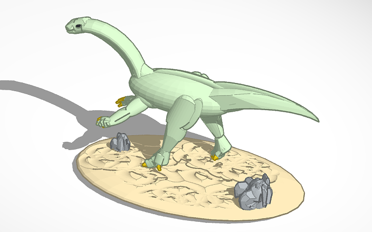 3D design dinosaur - Tinkercad