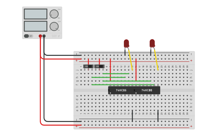 Circuit design LAB 7 | Tinkercad