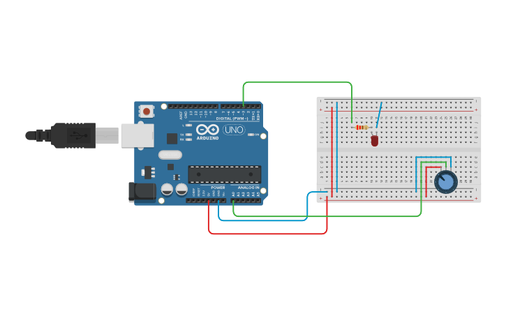 Circuit design Arduino 3A - Tinkercad