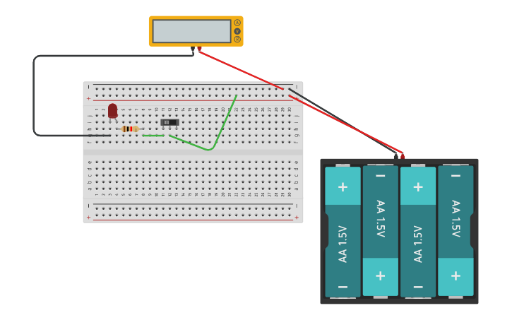 Circuit design placa de prototipado | Tinkercad