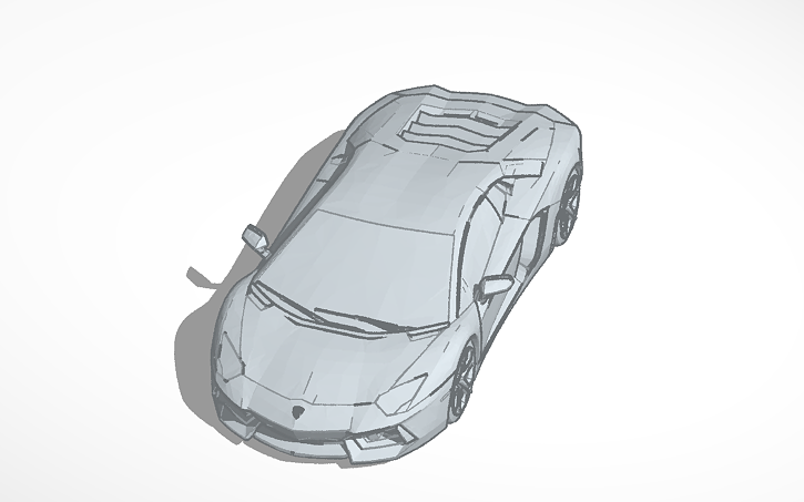 3D design lambo | Tinkercad