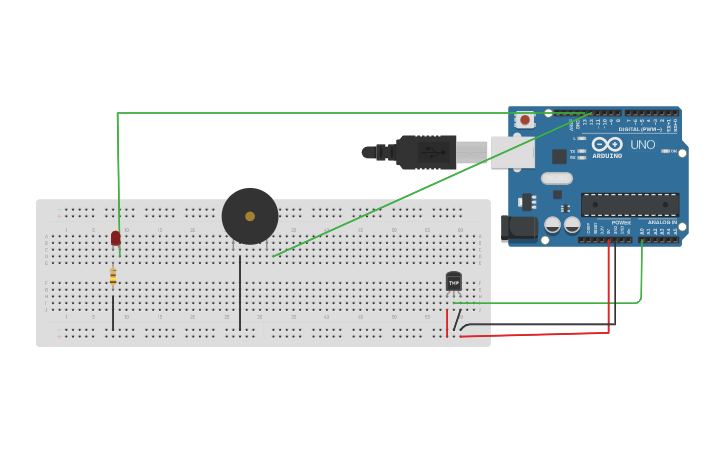 Circuit design dte micro project | Tinkercad