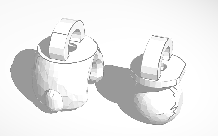 3D design Necklace Clasp - Tinkercad