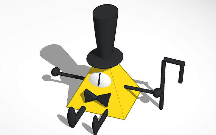 3D design Bill cipher | Tinkercad