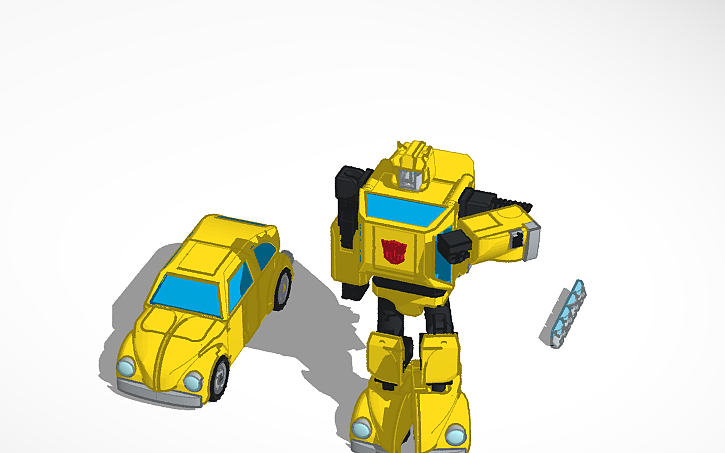 3D design bumblebee toy - Tinkercad