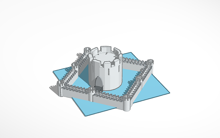 3D design Castle :) | Tinkercad