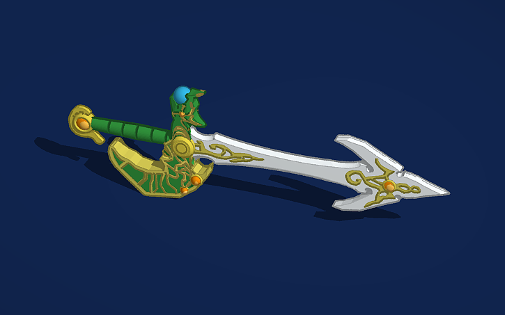 3D design Zenithian Sword - Tinkercad