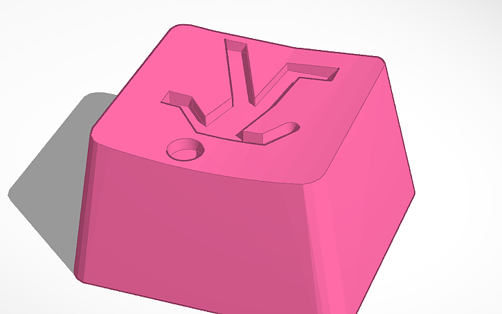 3D design Exit Key Cherry MX - Tinkercad