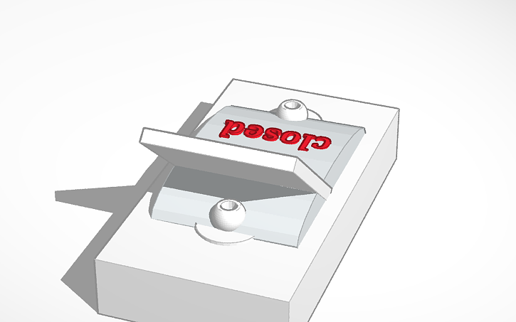 3D design light switch - Tinkercad