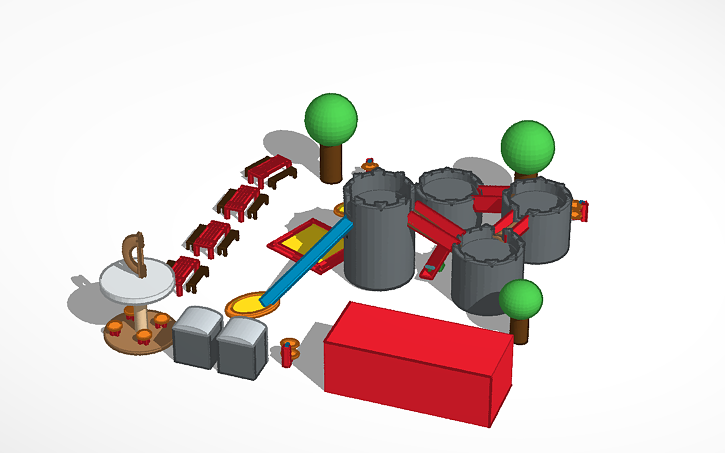 3D design Park design - Tinkercad