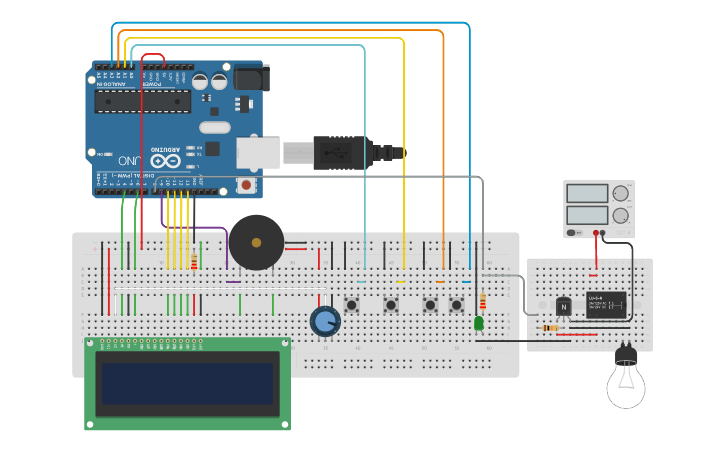 Circuit Design Countdown Timer Tinkercad