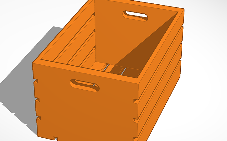 3D design Crate - Tinkercad