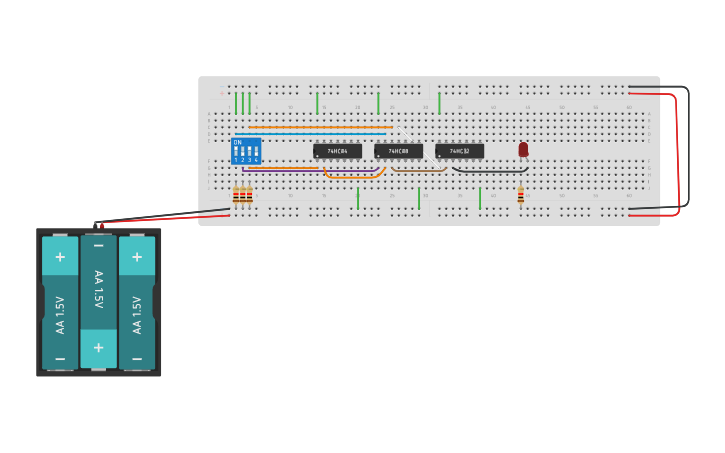 Circuit design MULTI-2 | Tinkercad