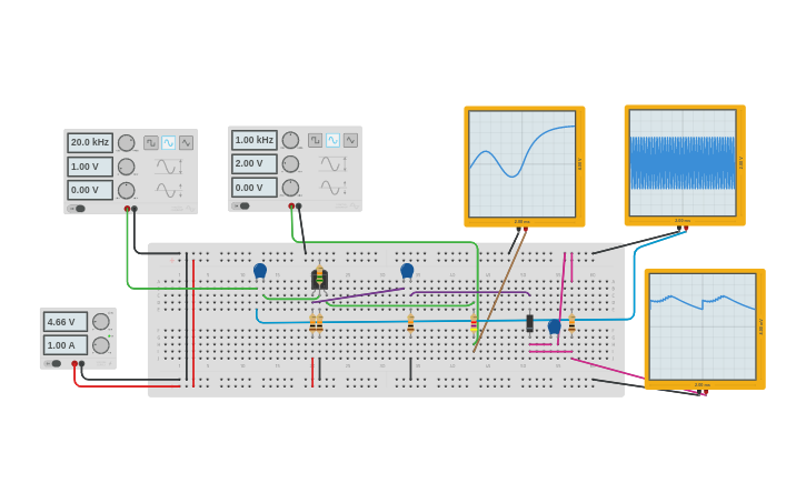 Circuit Design Demodulation Circuit Tinkercad