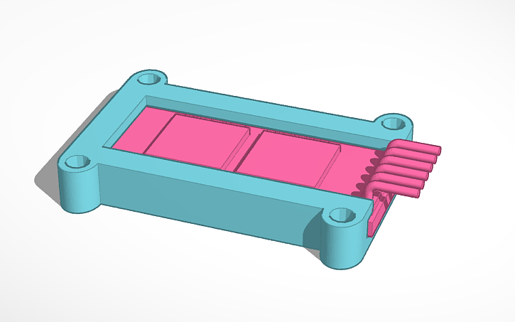 3D design Bluetooth HC-05 Soporte - Tinkercad
