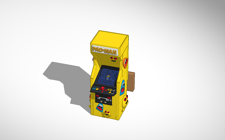 3D design Copy of pac-man arcade machine | Tinkercad