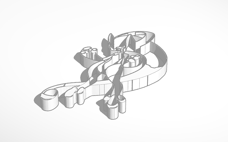 3D design Mega Mewtwo Y - Tinkercad