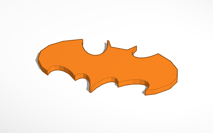 3D design batman logo | Tinkercad