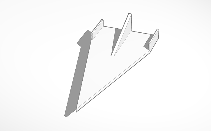 3D design air plane - Tinkercad
