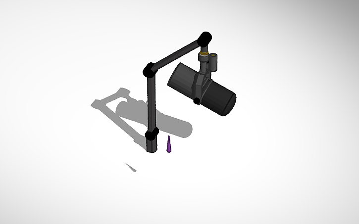 3D design SHURE SM7B MICROPHONE - Tinkercad