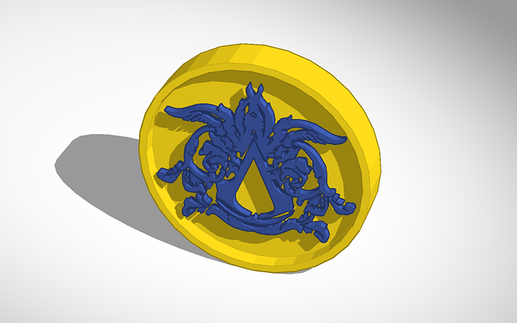 3D design Copy of Assassin Templar coin - Tinkercad