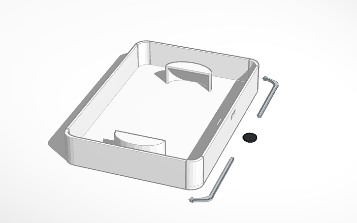 3D design ice rink - Tinkercad