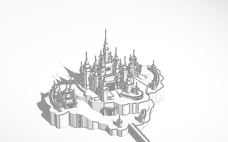 3D design Hyrule Castle - Tinkercad