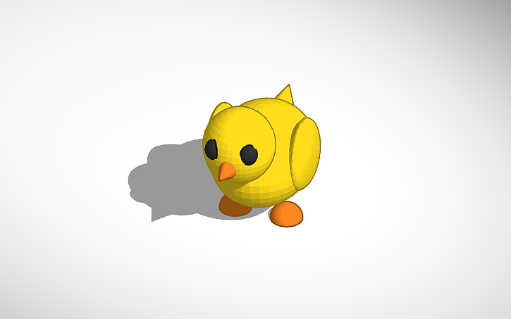 3D design Adopt Me!Chick - Tinkercad