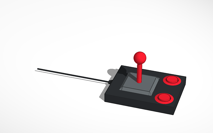 3D design joy stick - Tinkercad