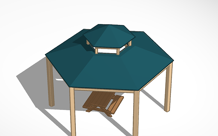 3D design Gazebo - Tinkercad