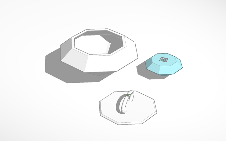 3D design Diamond Box #Box - Tinkercad