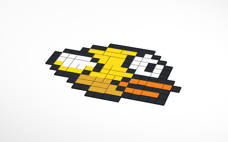 3D design Flappy Bird - Tinkercad