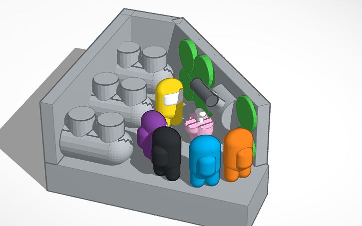 3D design among us skeld o2 - Tinkercad