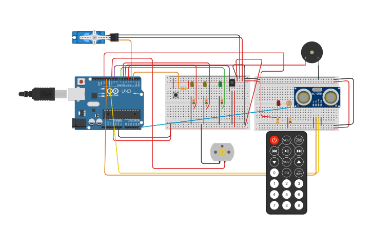 Circuit design Casa - Tinkercad