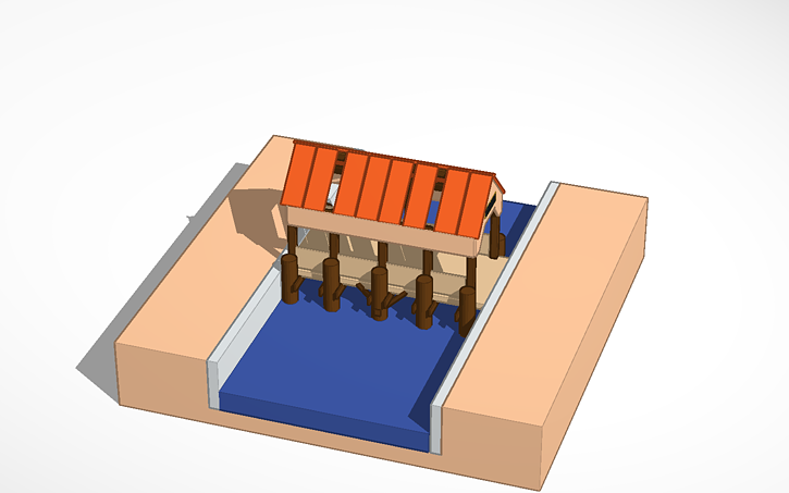 3D design 2Fort Bridge | Tinkercad