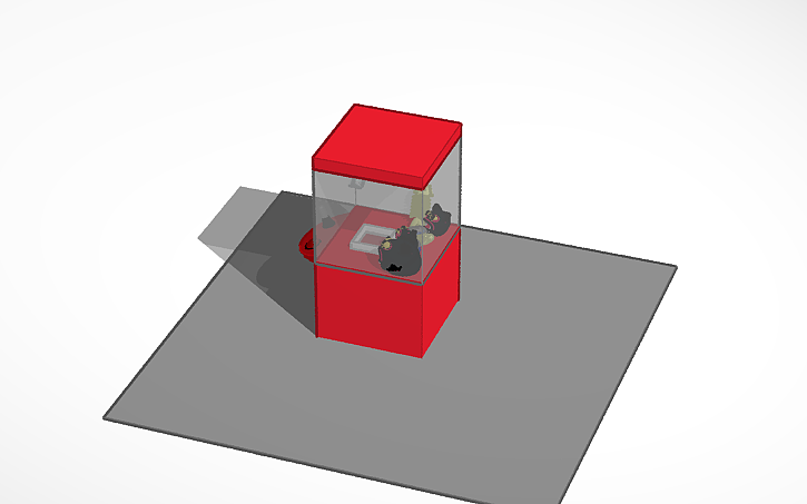 3D design Arcade claw machine - Tinkercad