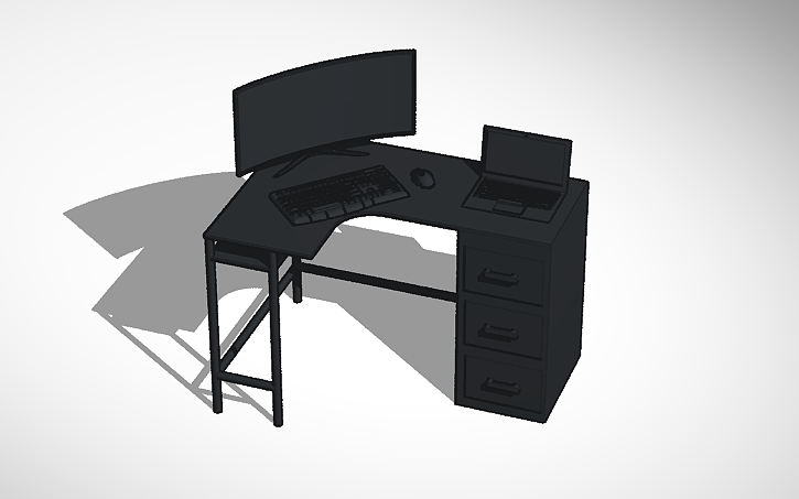 3D design Desk - Tinkercad