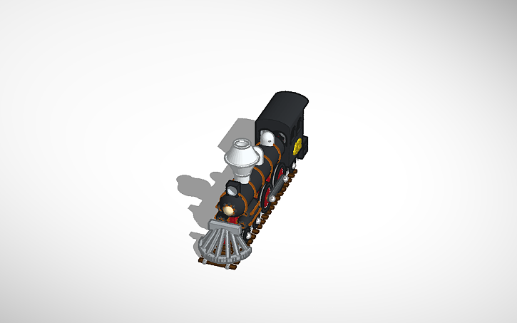 3D design Train Engine - Tinkercad