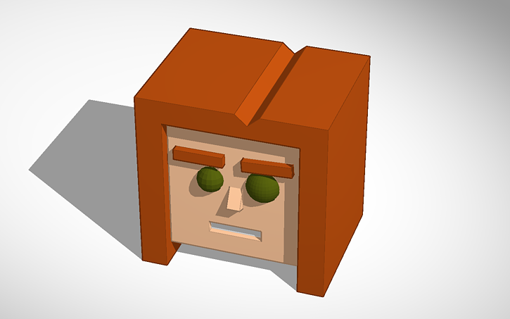 3D design avatar-cube - Tinkercad
